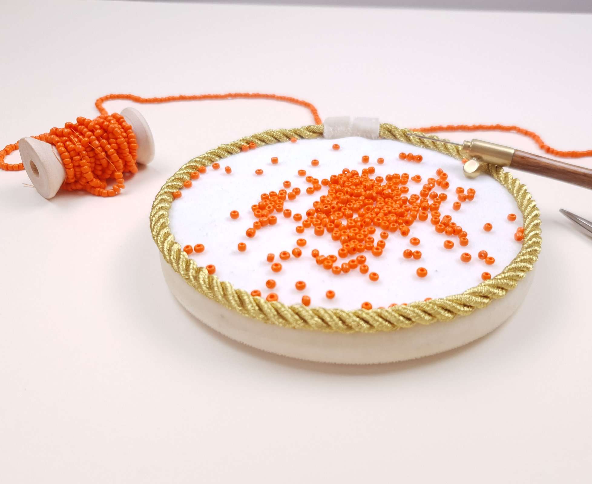 How to make a Beading Plate for Haute Couture embroidery, beading work ...