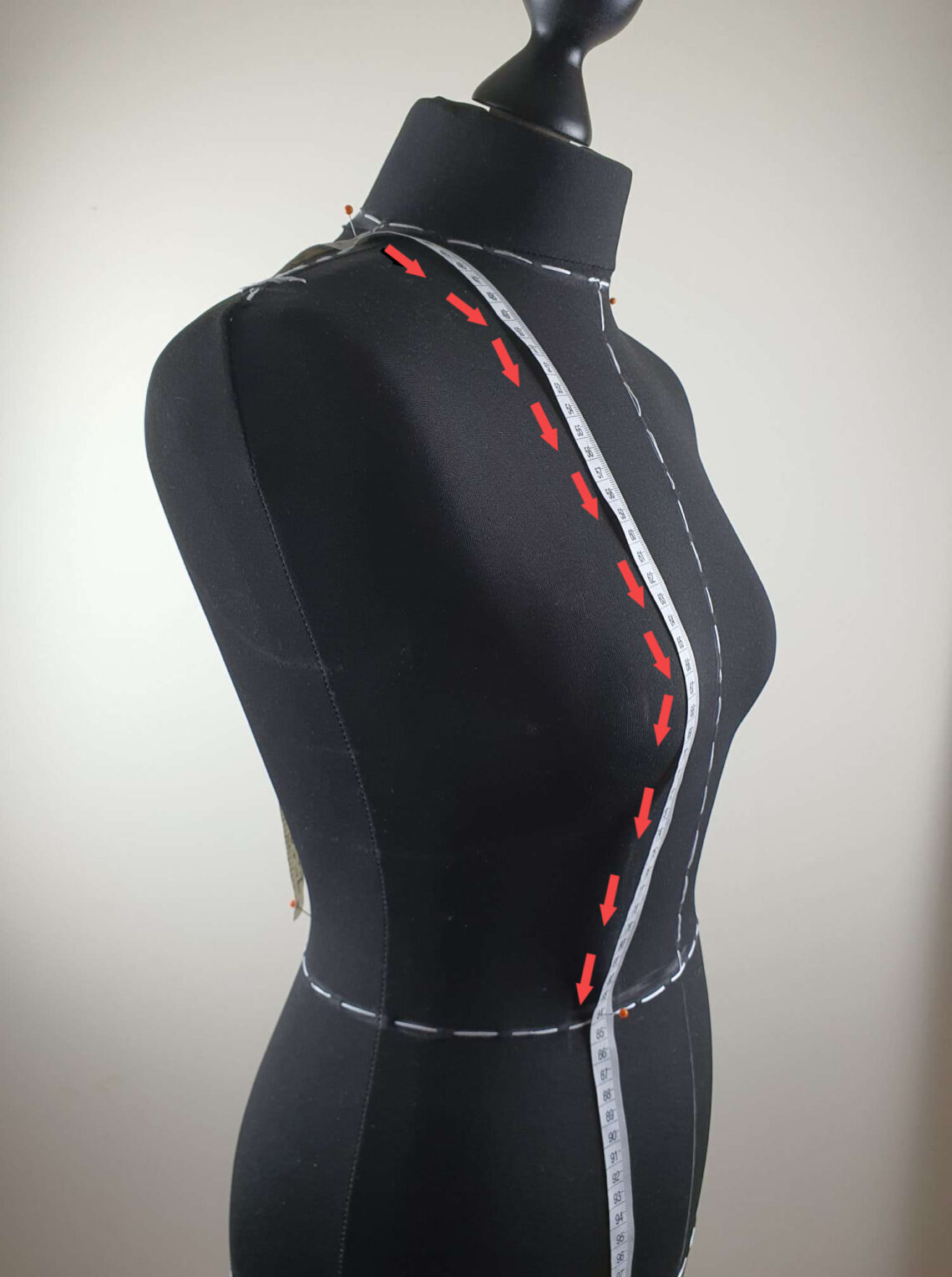 Mannequin measurement dimension guidelines, Dressmaking dummy ...