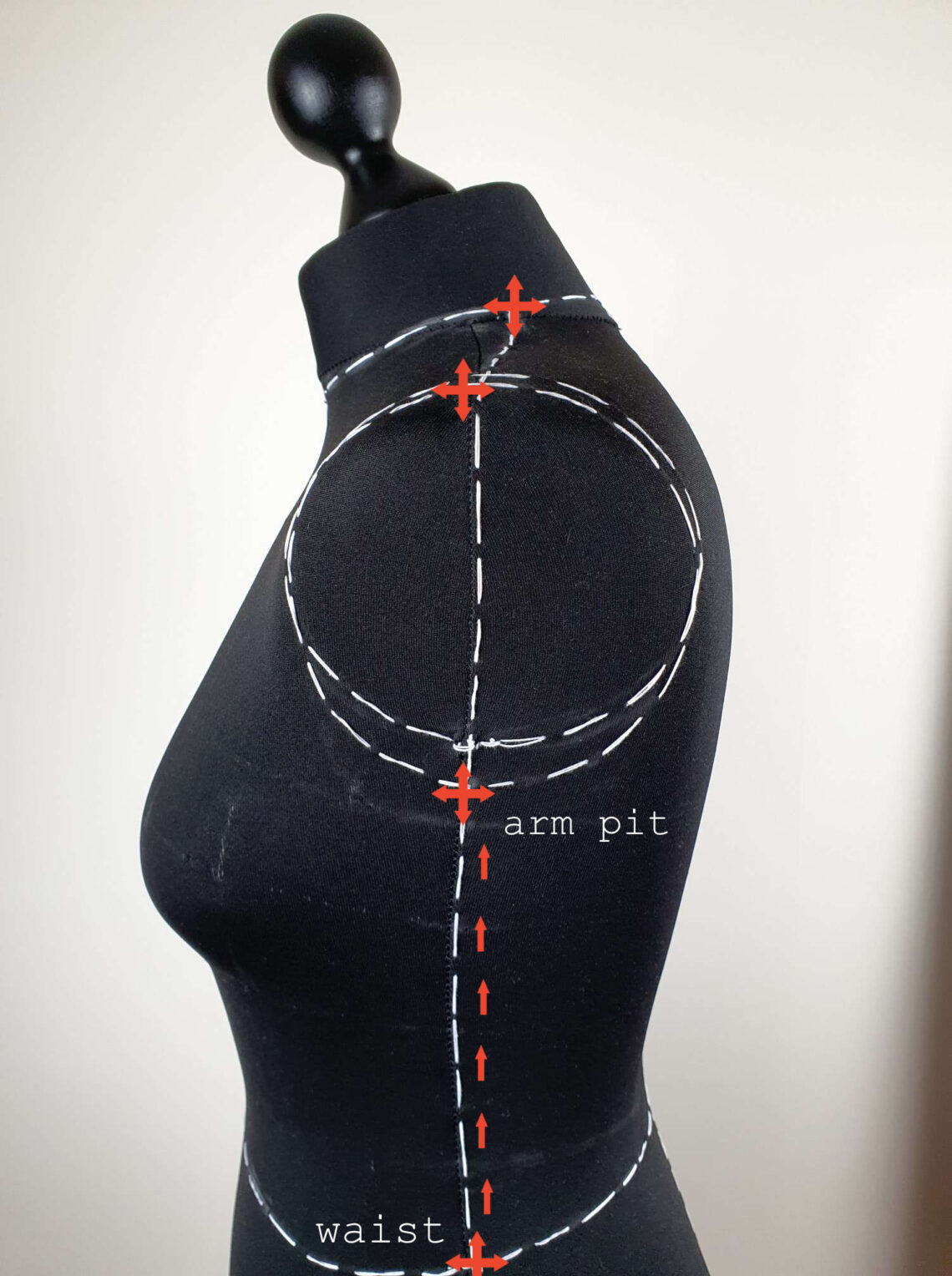 Mannequin measurement dimension guidelines, Dressmaking dummy ...