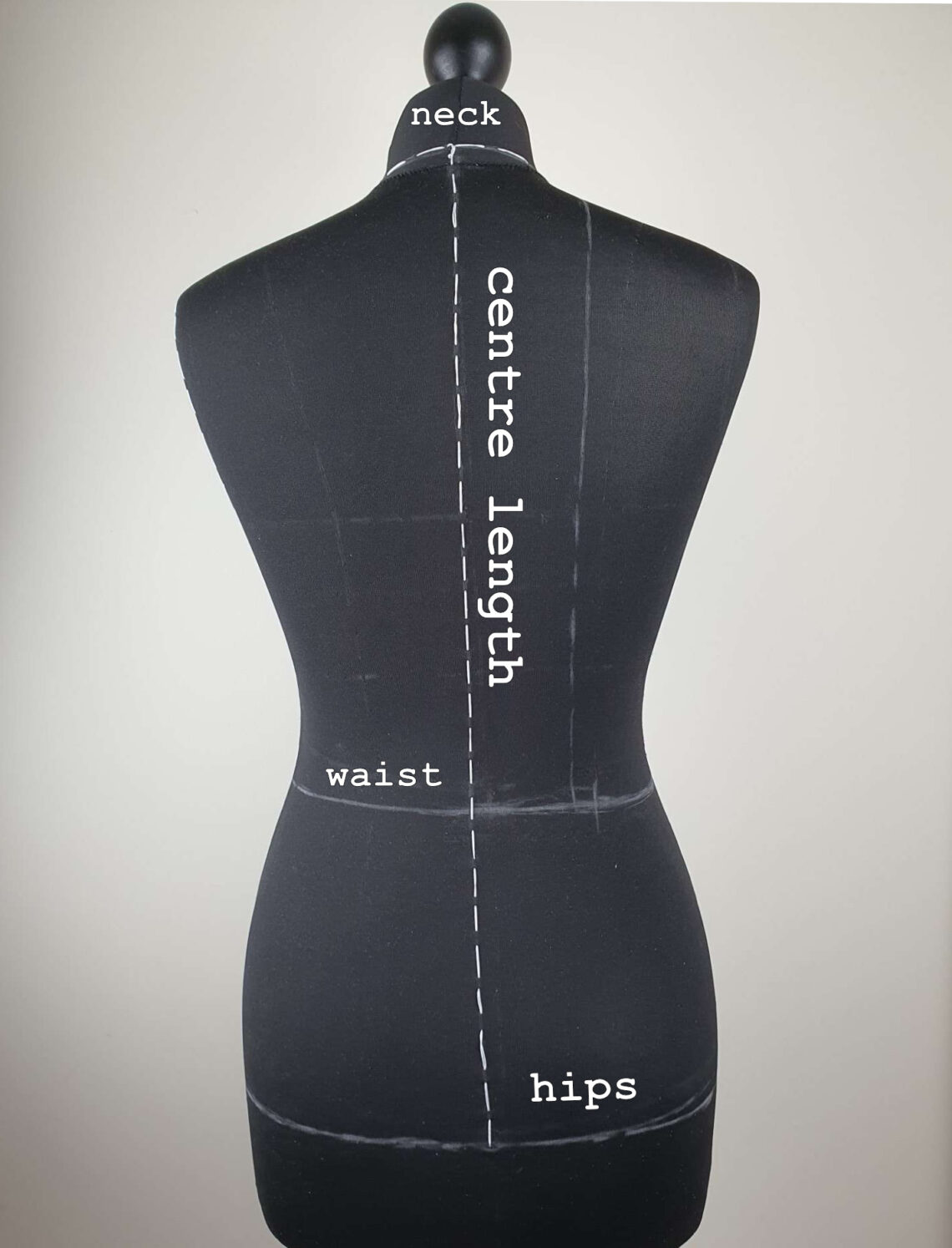 Mannequin measurement dimension guidelines, Dressmaking dummy ...
